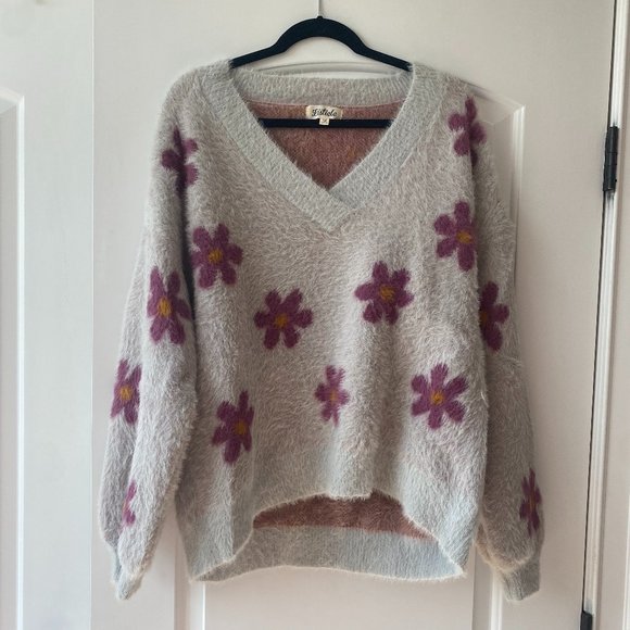 Listicle | Sweaters | Listicle Flower Power Sweater | Poshmark